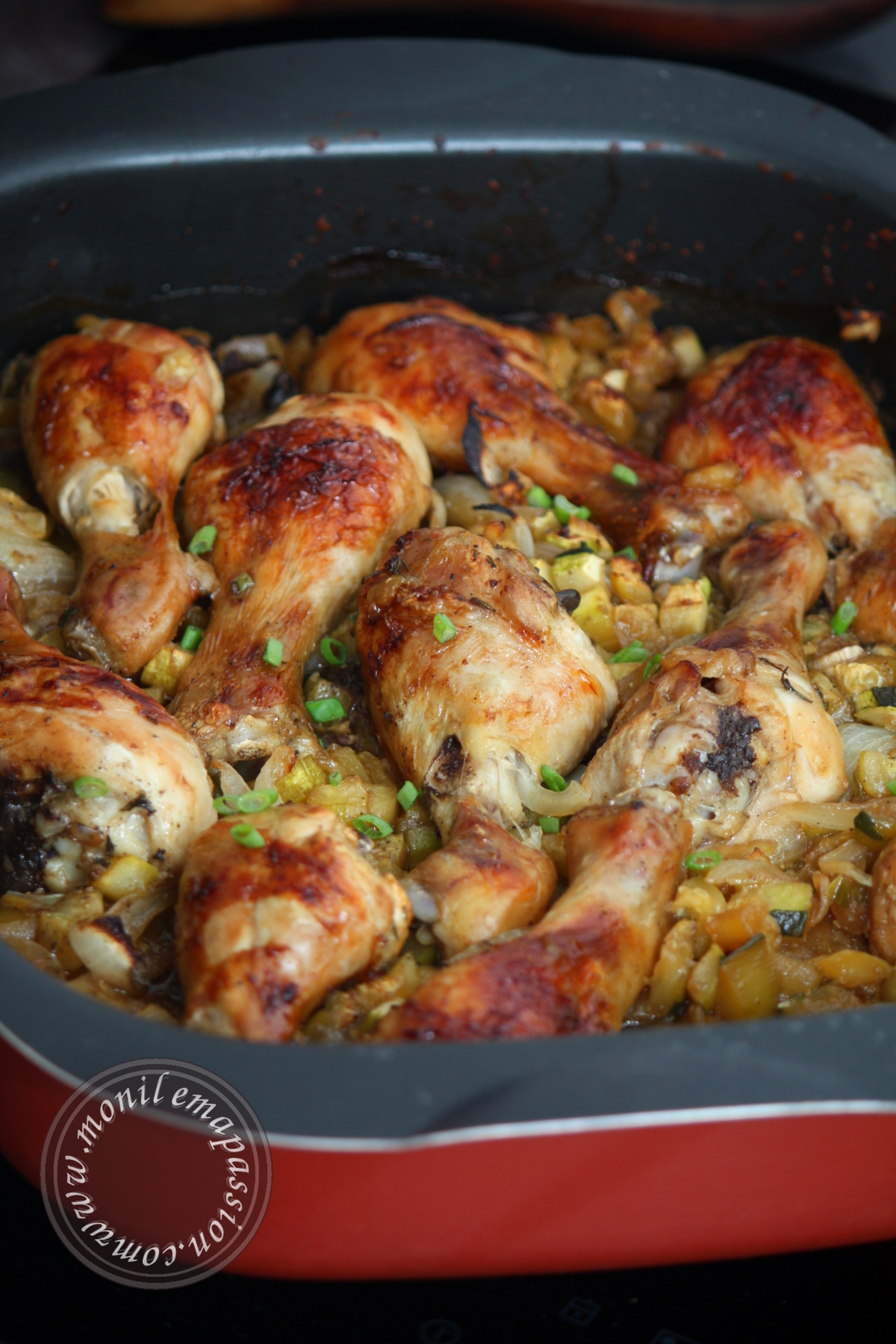 Poulet R ti Aux Courgettes Roasted Chicken And Zucchini